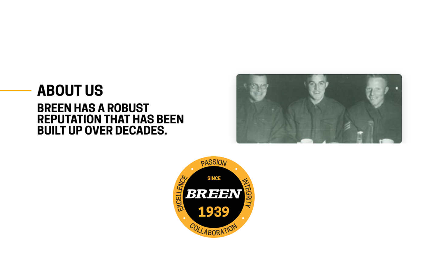 Breen Construction | Timeline